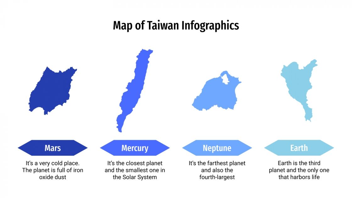 Map of Taiwan Infographics for Google Slides and PowerPoint