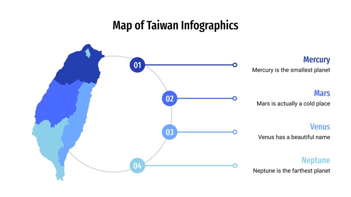Map of Taiwan Infographics for Google Slides and PowerPoint