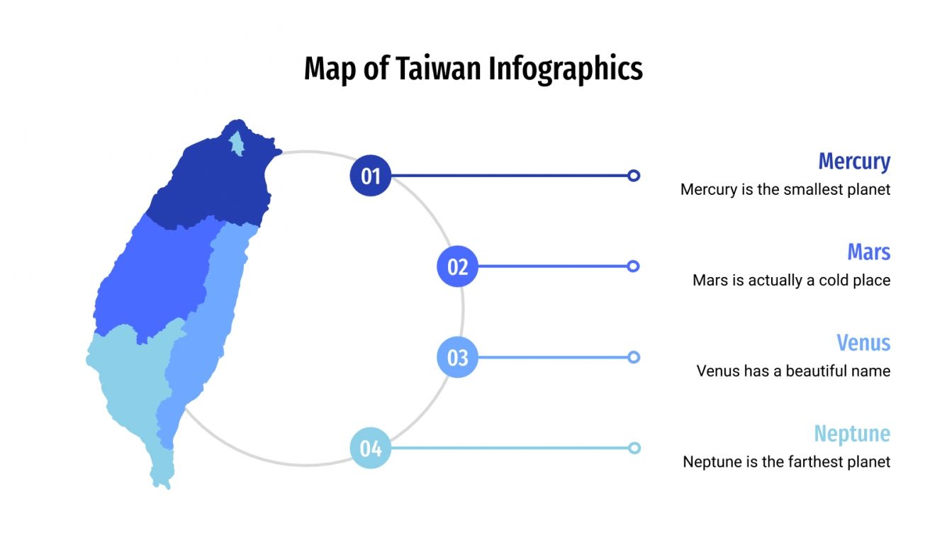 Map of Taiwan Infographics for Google Slides and PowerPoint