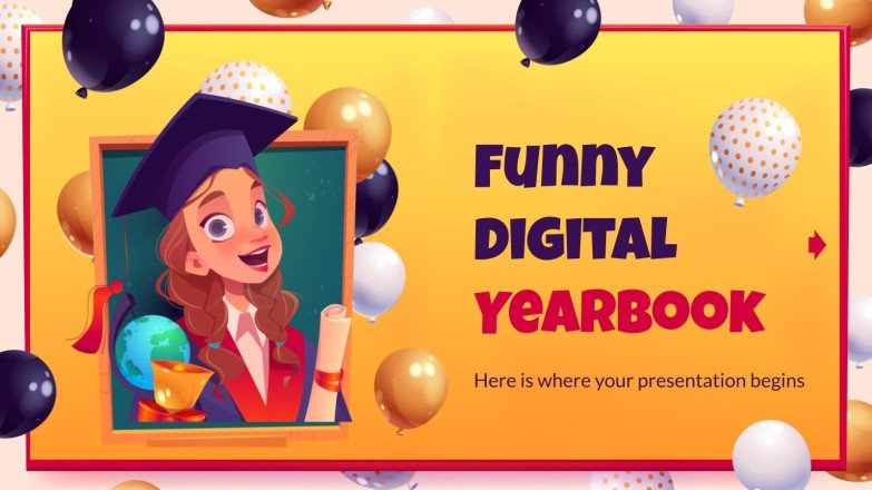Free Google Slides and PowerPoint yearbook templates