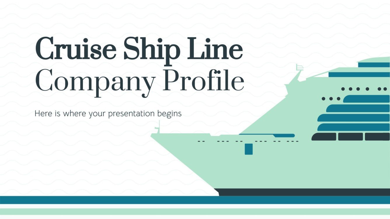 Cruise Ship Line Company Profile | Google Slides & PPT