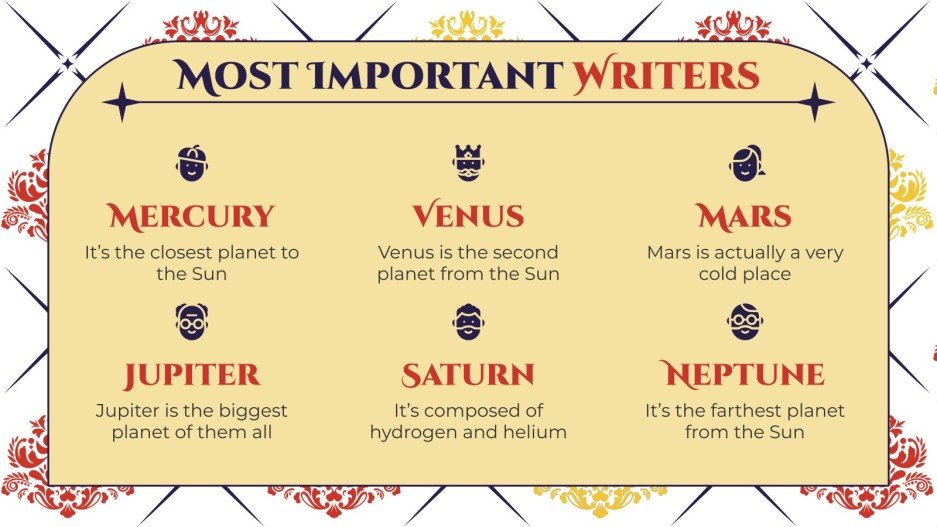 College: Middle Spanish Language & Literature | Google Slides