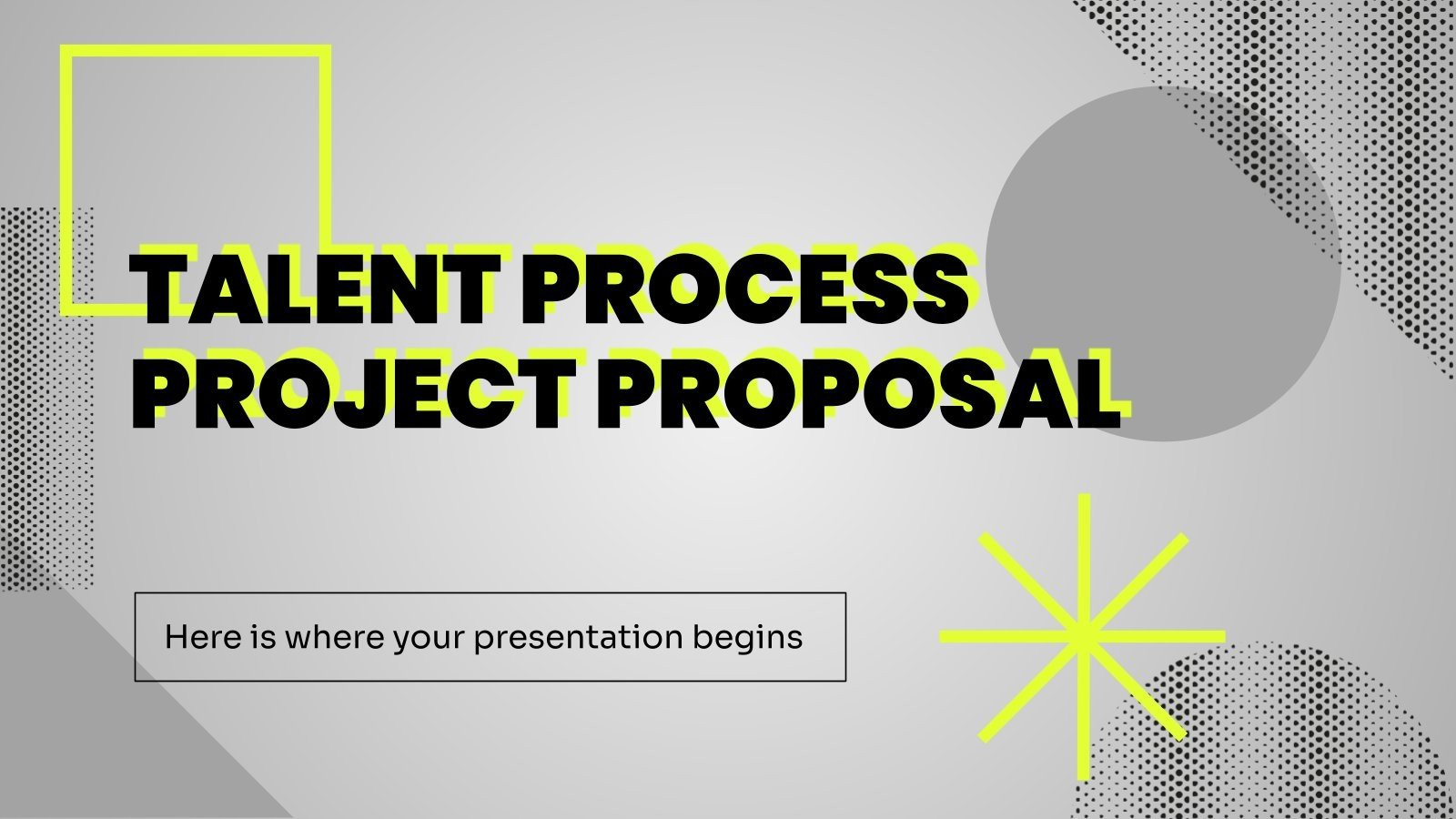 Processo de gestão de talentos | Google Slides e PowerPoint