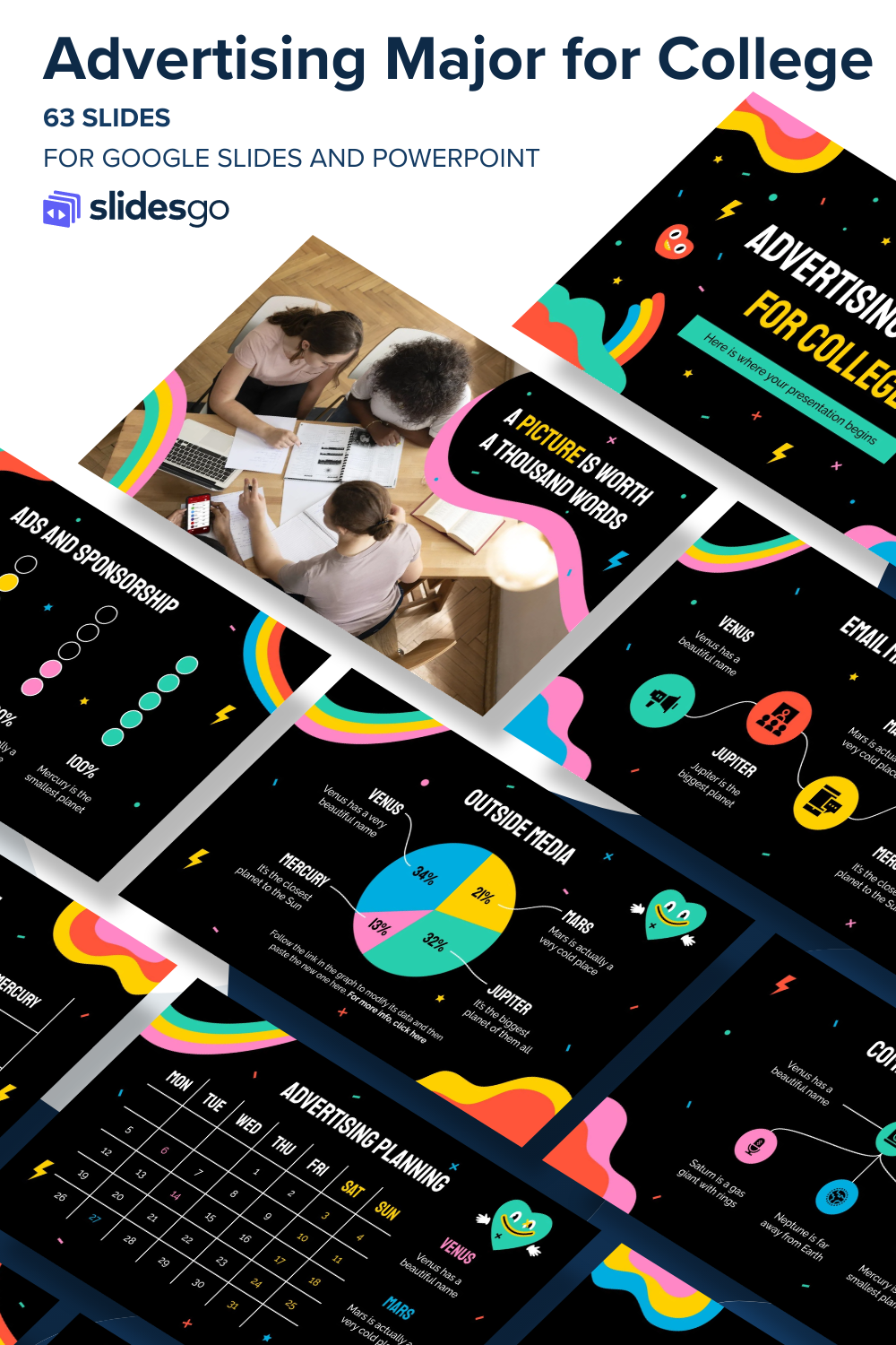 Advertising Major for College | Google Slides & PowerPoint