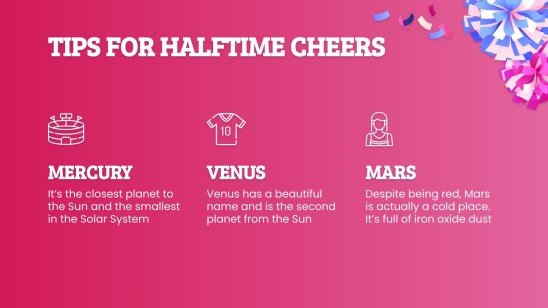Cheerleading Halftime Performance Minitheme | Google Slides
