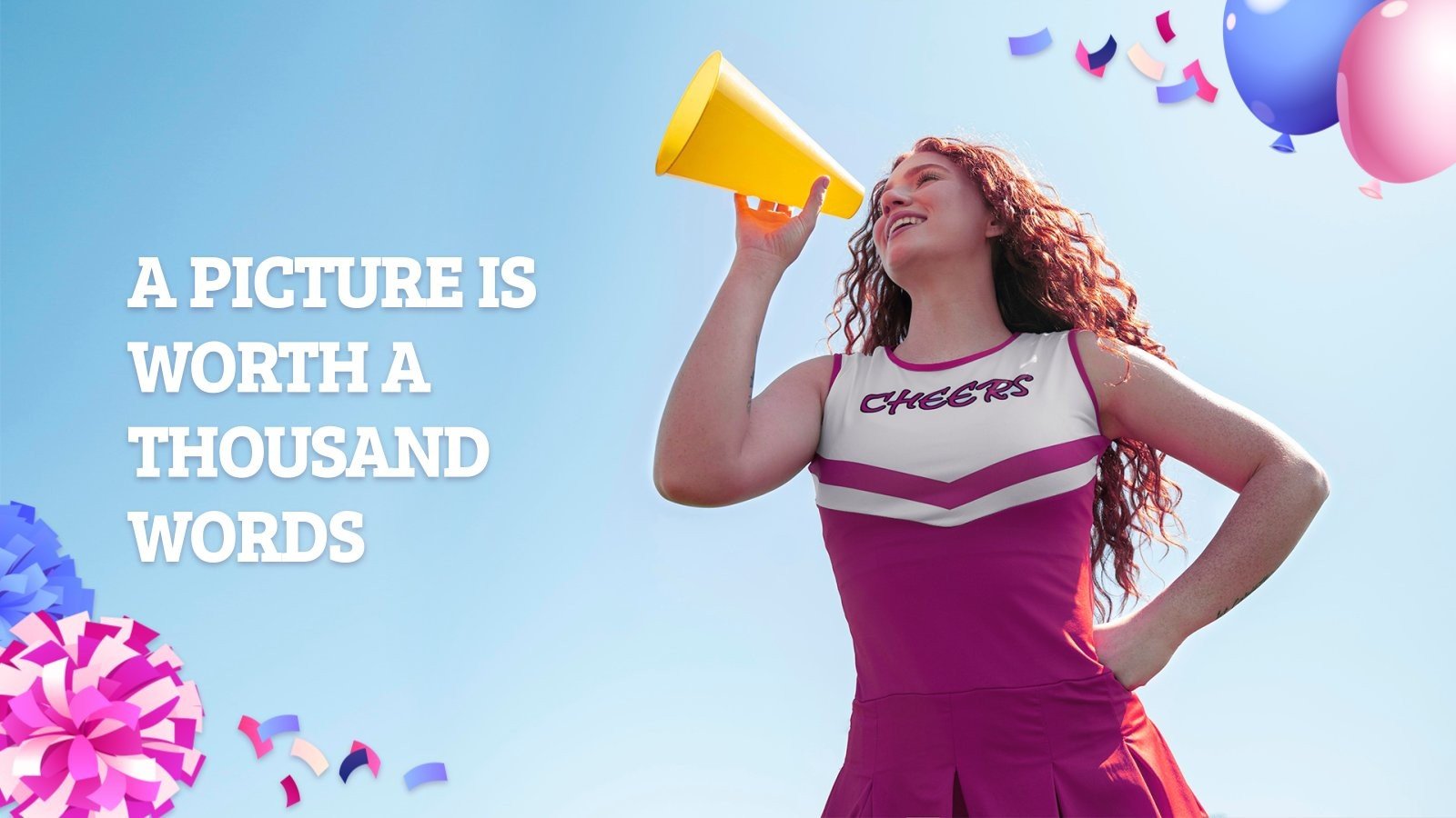 Cheerleading Halftime Performance Minitheme | Google Slides