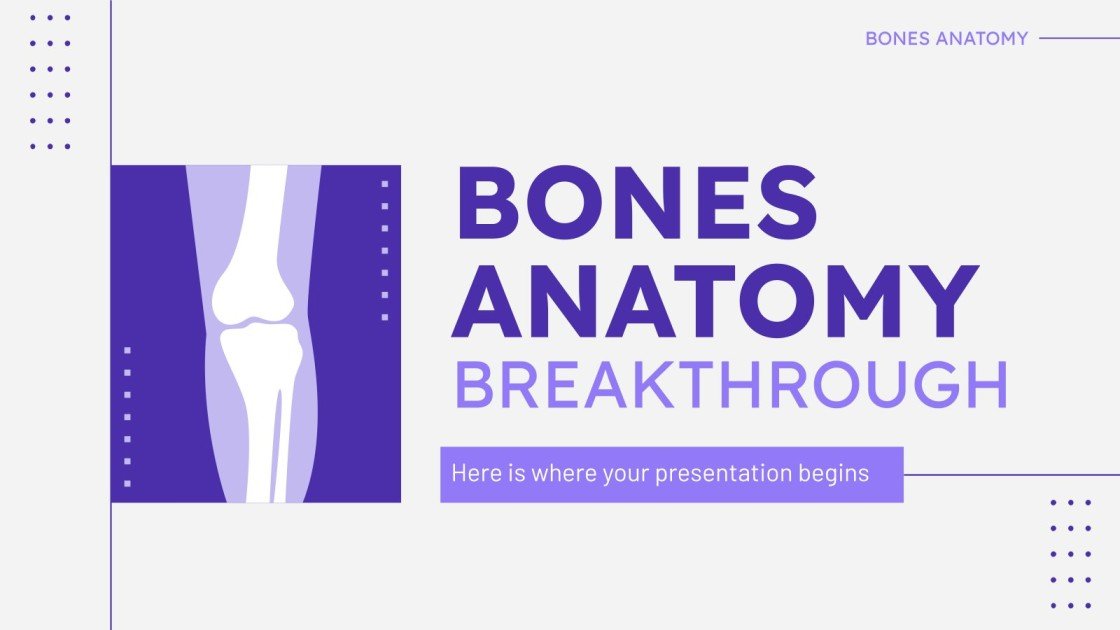 Free templates about Bones for Google Slides and PowerPoint