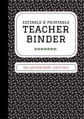 Editable & Printable Teacher Binder | Google Slides & PPT
