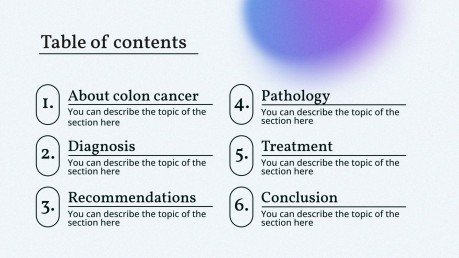 Colon Cancer Disease | Google Slides & PowerPoint