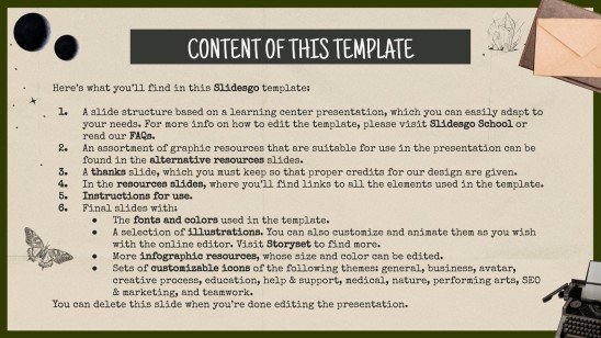 Cryptid Academia Aesthetics School | Google Slides & PPT