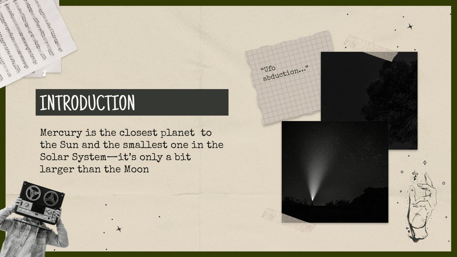 Cryptid Academia Aesthetics School | Google Slides & PPT