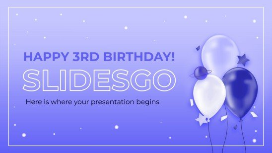 Plantillas gratis de Cumpleaños para Google Slides y PowerPoint