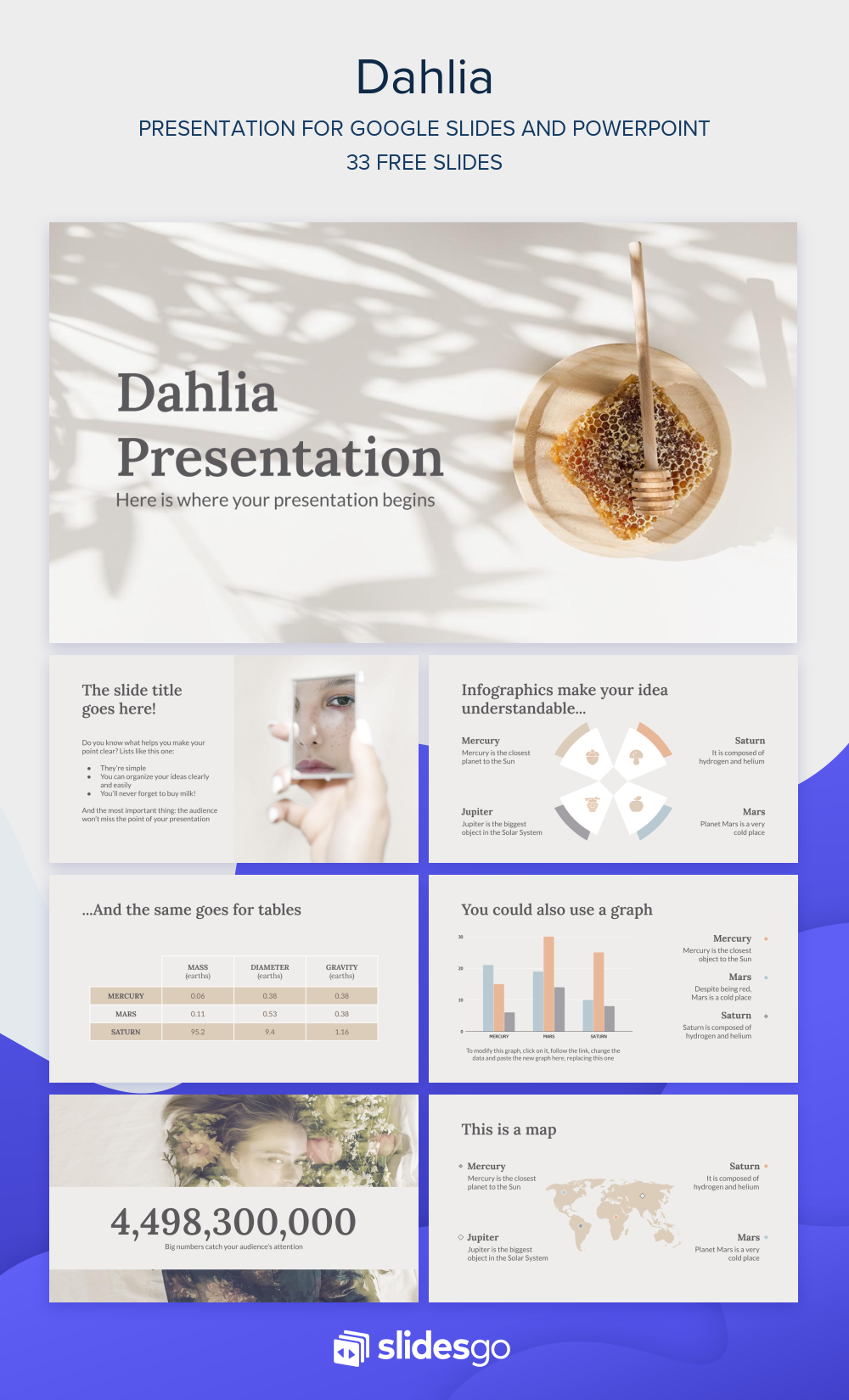 Dahlia Google Slides theme & PowerPoint template
