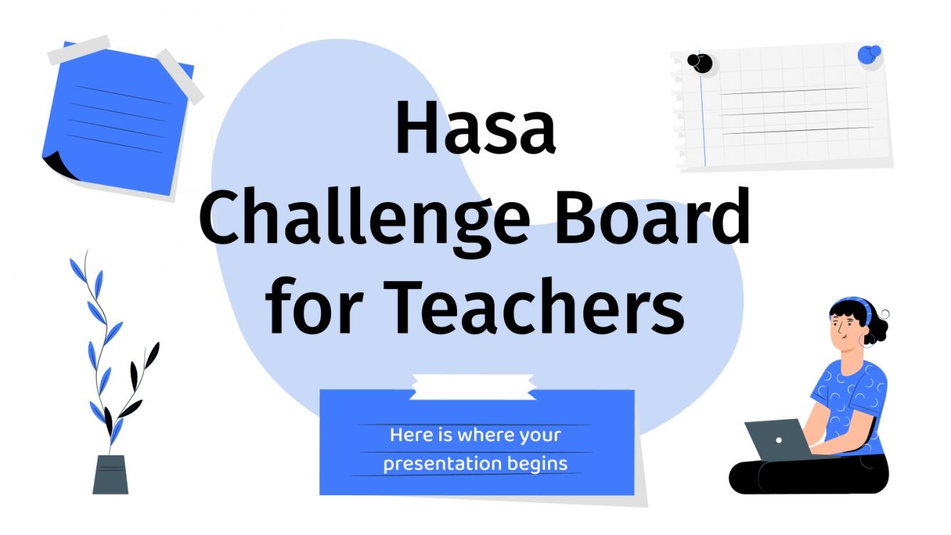 Challenge Board for Teachers Google Slides & PPT template