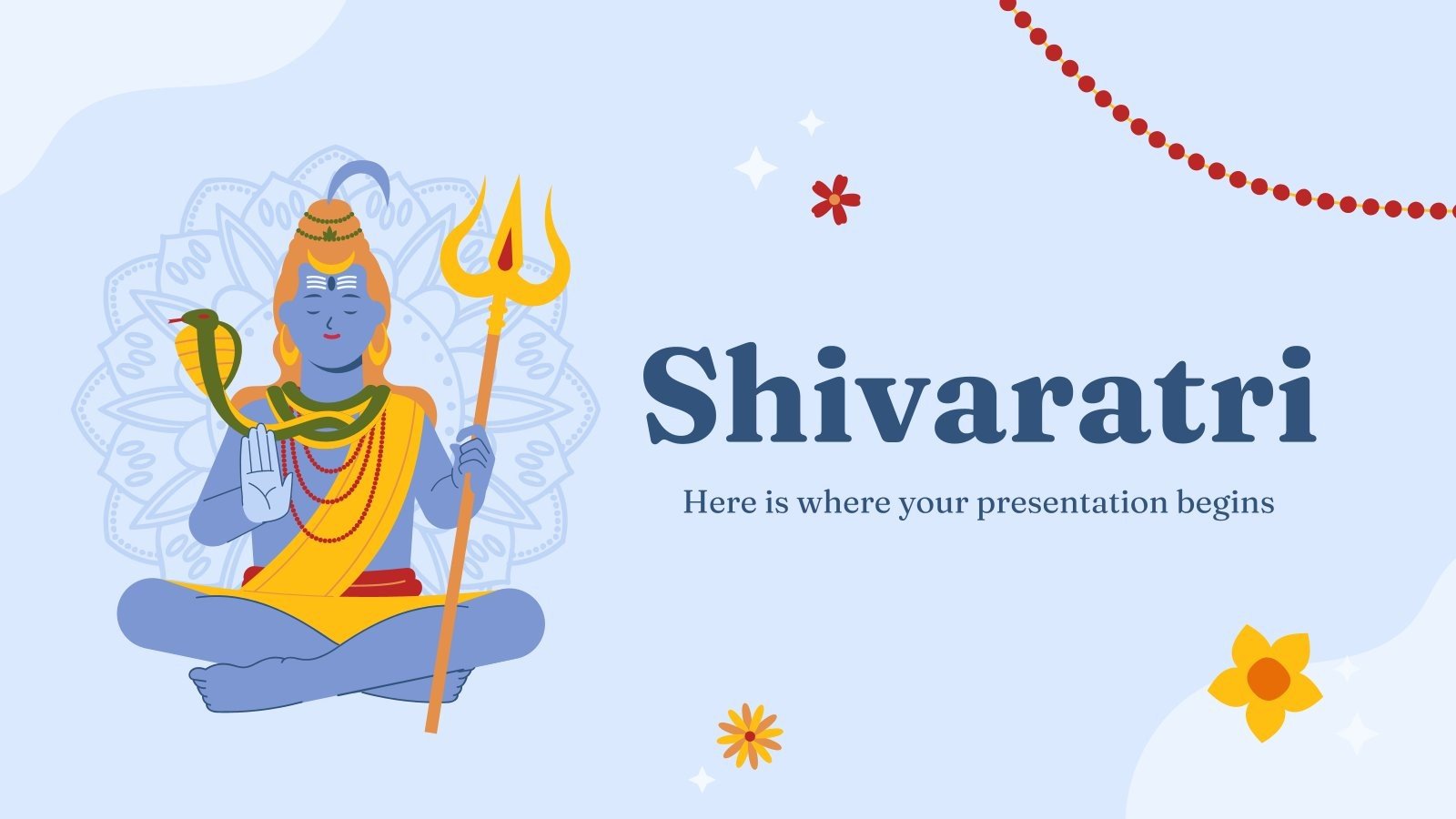 Free templates about Hinduism for Google Slides & PowerPoint