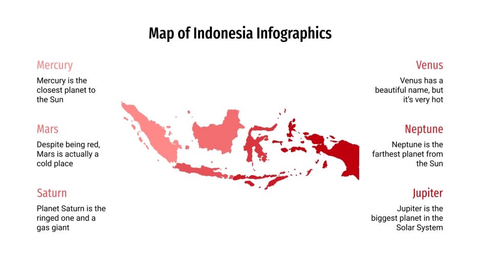 Map of Indonesia Infographics for Google Slides and PowerPoint