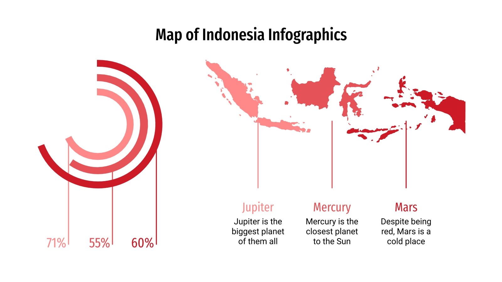 Map of Indonesia Infographics for Google Slides and PowerPoint