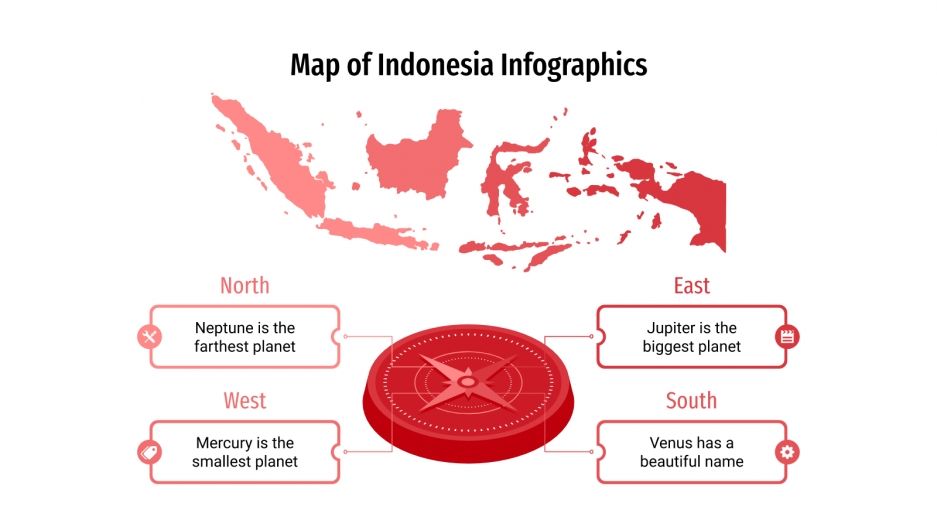 Map of Indonesia Infographics for Google Slides and PowerPoint