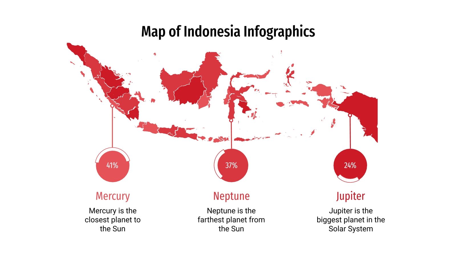 Map of Indonesia Infographics for Google Slides and PowerPoint
