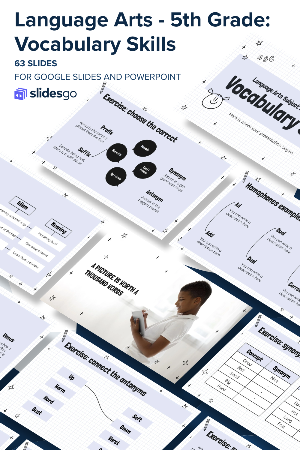 5th Grade: Vocabulary Skills | Google Slides & PowerPoint