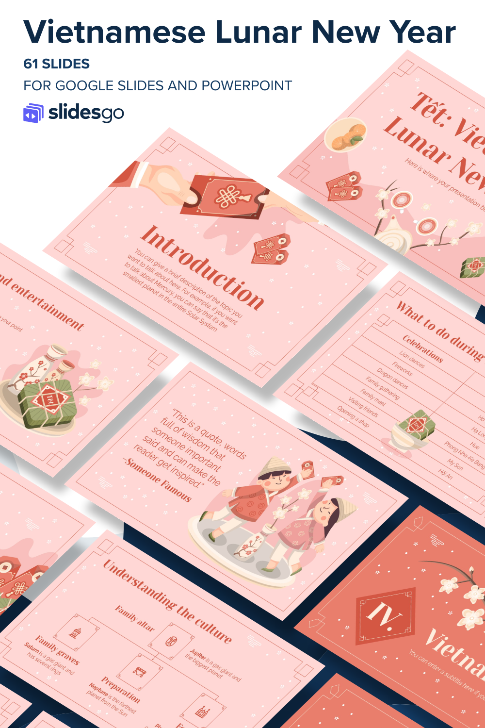 Tết: Vietnamese Lunar New Year | Google Slides & PowerPoint