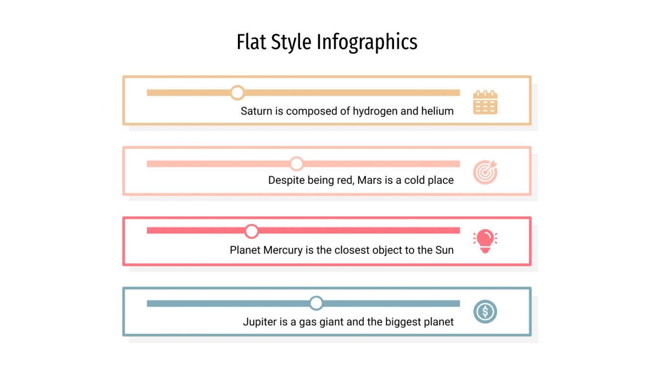 Flat Style Infographics for Google Slides and PowerPoint