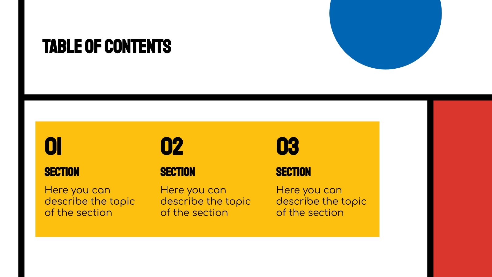 Cours d’histoire de l’art Piet | Pour Google Slides et PPT