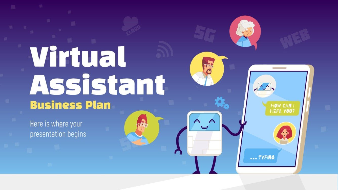 Virtual Assistant Business Plan | Google Slides & PowerPoint