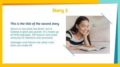 Story Theme Cards Google Slides theme & PowerPoint template