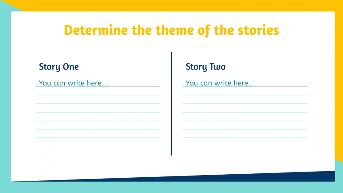 Ejercicios para literatura | Tema de Google Slides y PowerPoint