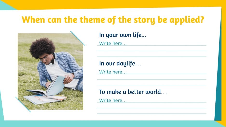 Story Theme Cards Google Slides theme & PowerPoint template
