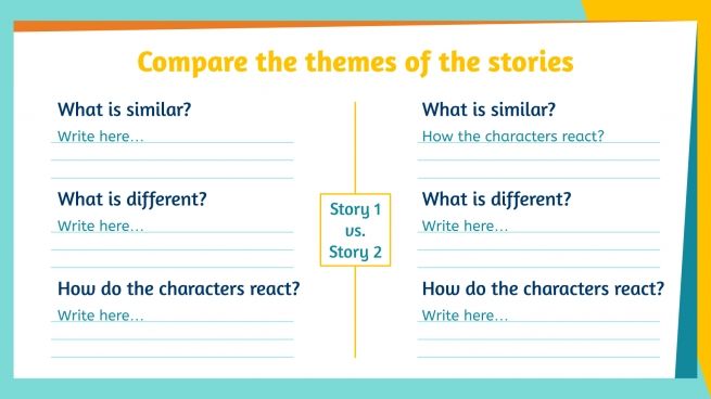 Story Theme Cards Google Slides theme & PowerPoint template