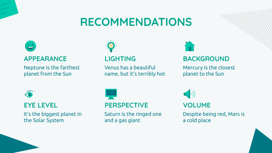 Tips for Online Meetings Google Slides and PowerPoint template