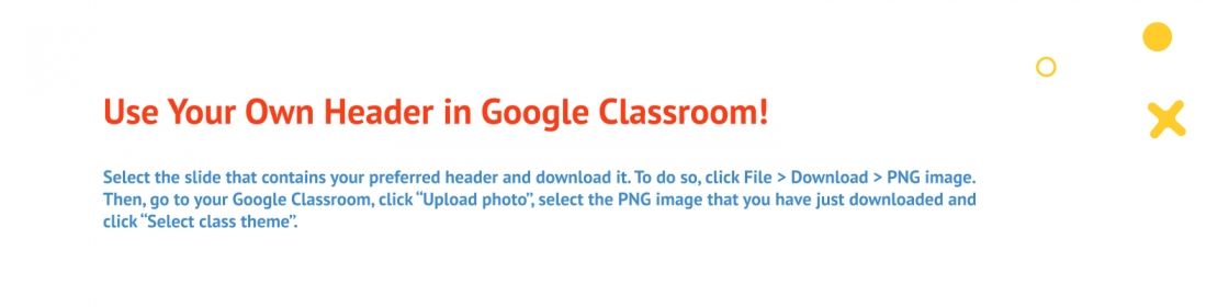 Banners for Middle School Virtual Classroom Google Slides & PPT
