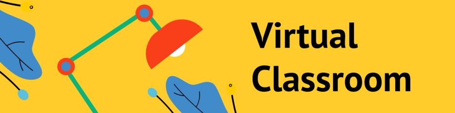 Banners for Middle School Virtual Classroom Google Slides & PPT