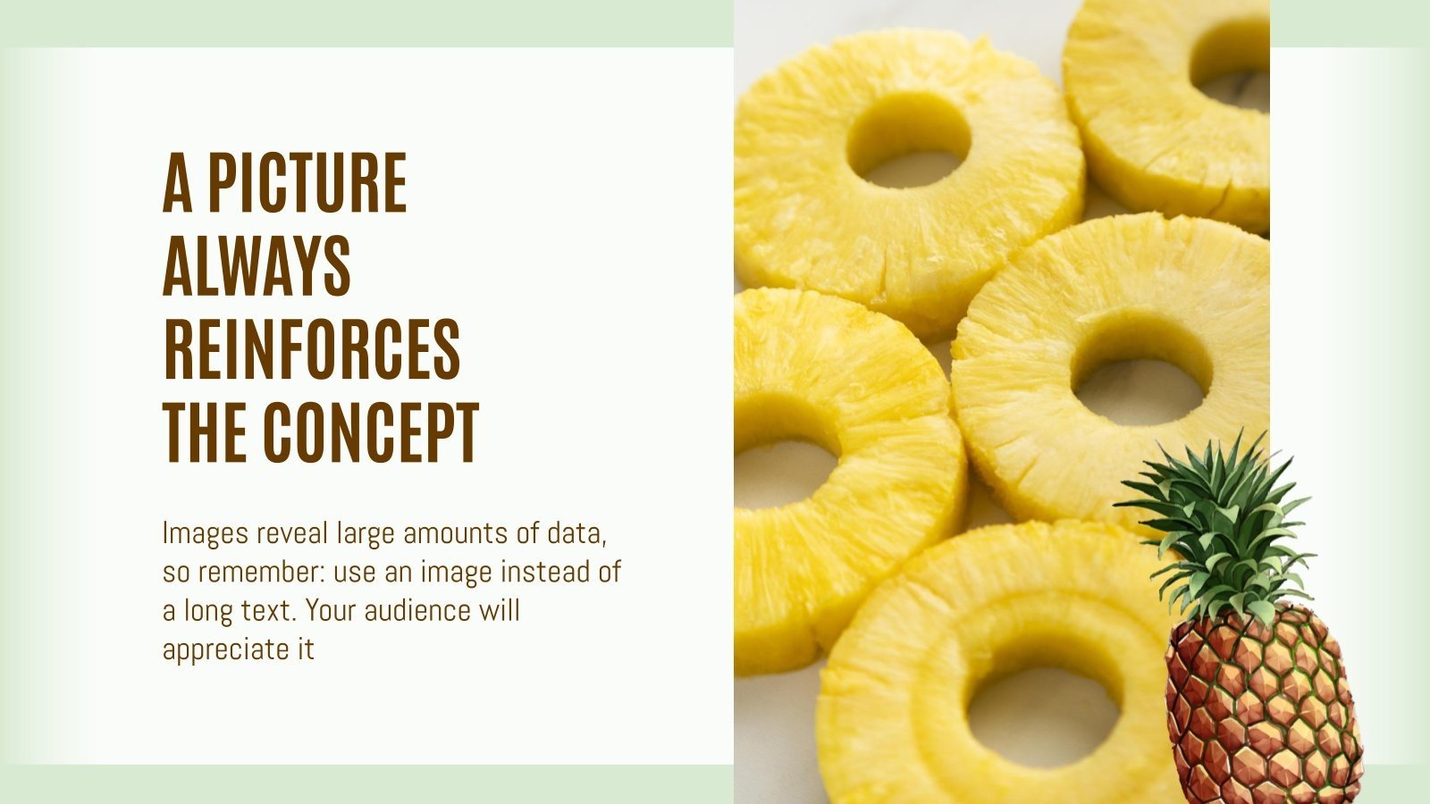 Tropical Pineapple Newsletter | Google Slides & PowerPoint