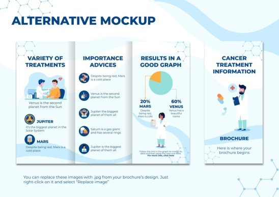 Cancer Treatment Information Brochure | Google Slides & PPT