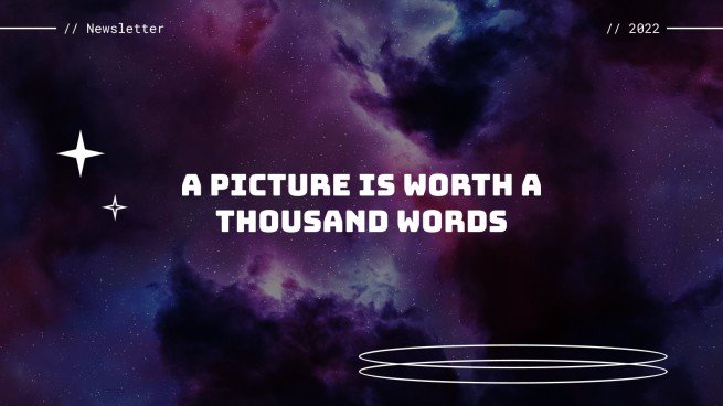 Télescope spatial : Newsletter | Google Slides et PPT