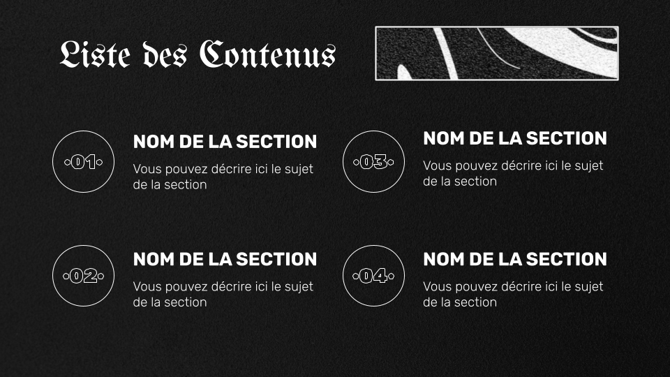 The best black & white presentation templates for PPT and Google Slides