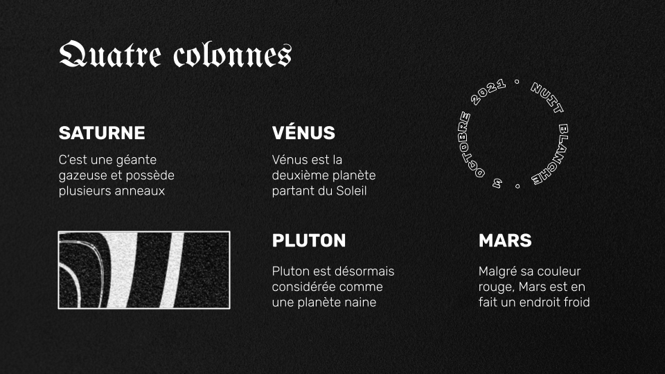 The best black & white presentation templates for PPT and Google Slides