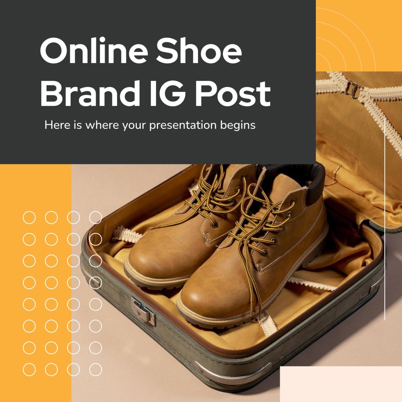 Google Slides and PowerPoint templates about shoes