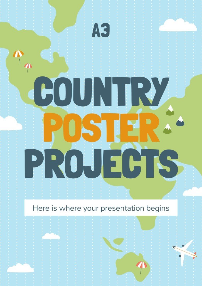 Country Poster Projects | Google Slides & PowerPoint