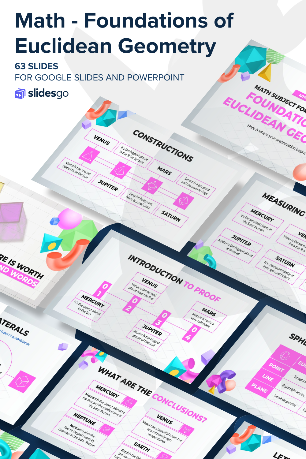 Math: Foundations of Euclidean Geometry | Google Slides & PPT