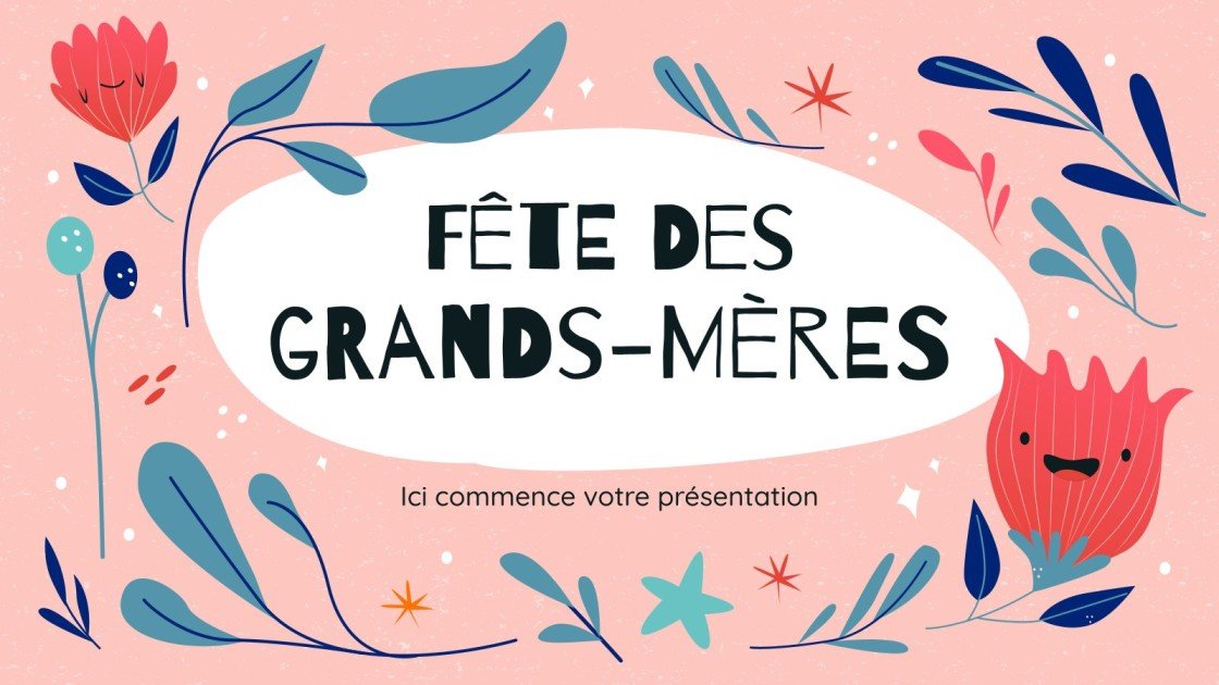 French Grandmother's Day | Google Slides & PowerPoint
