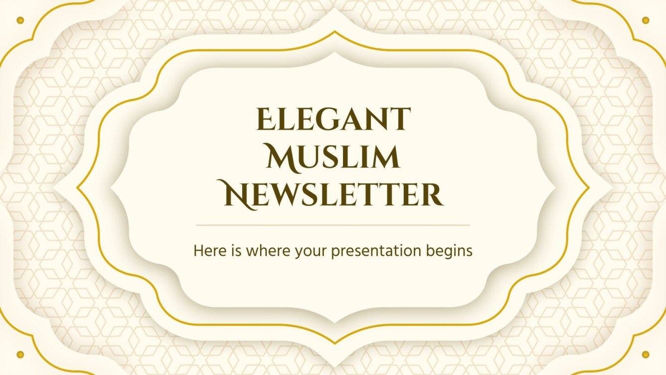 Free templates about Muslim culture for Google Slides & PPT