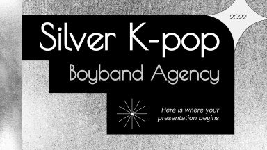 Free K-pop templates for Google Slides and PowerPoint