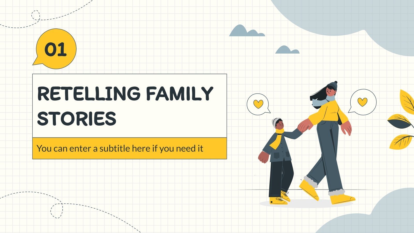 Aulas para pré-escola: Contar histórias familiares