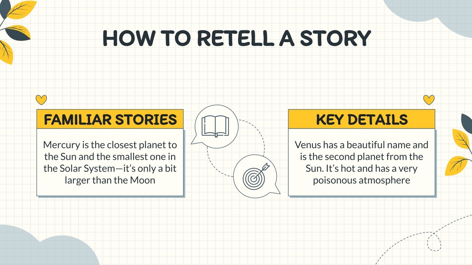Aulas para pré-escola: Contar histórias familiares