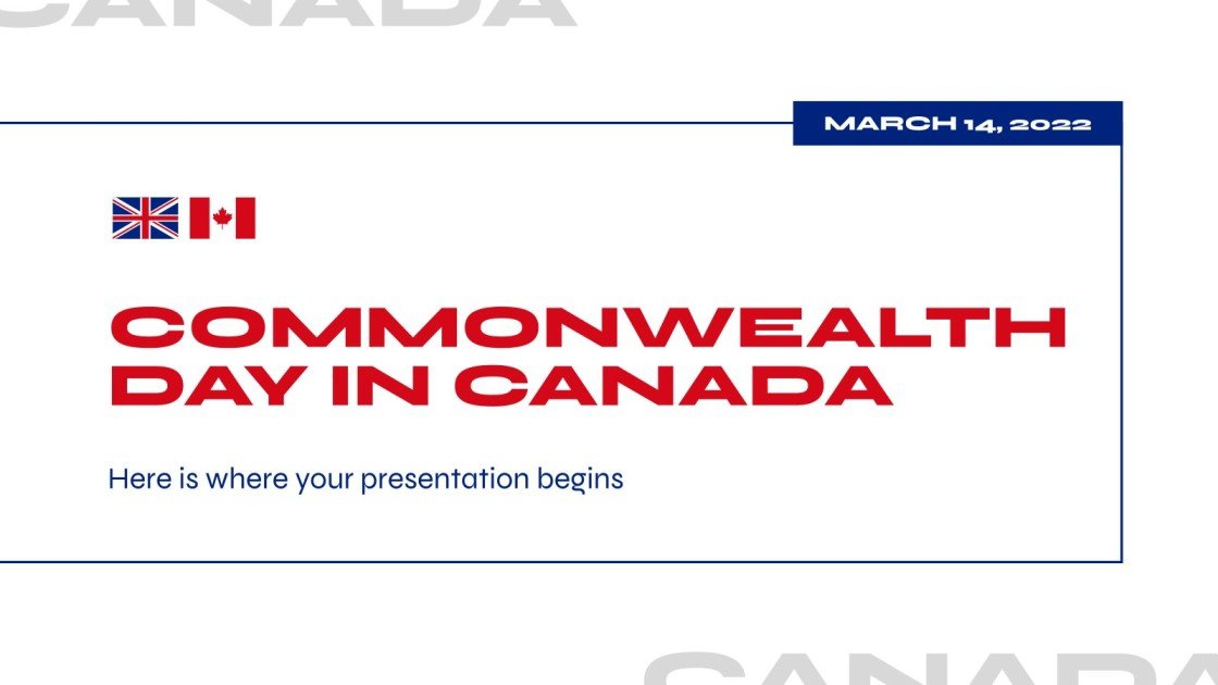 Canada's Commonwealth Day | Google Slides & PowerPoint