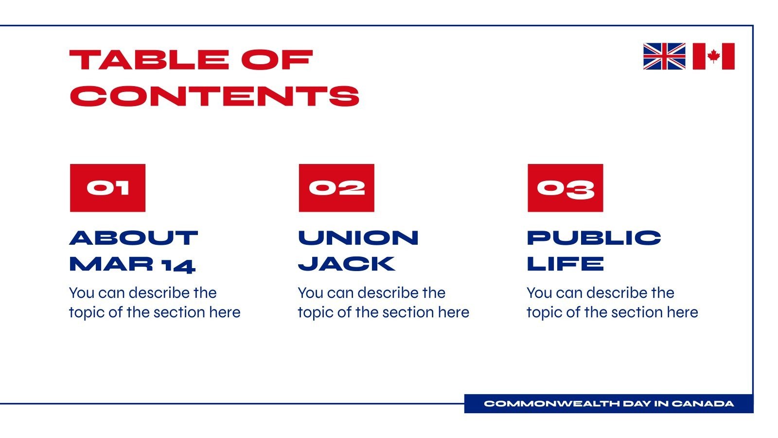 Canada's Commonwealth Day | Google Slides & PowerPoint